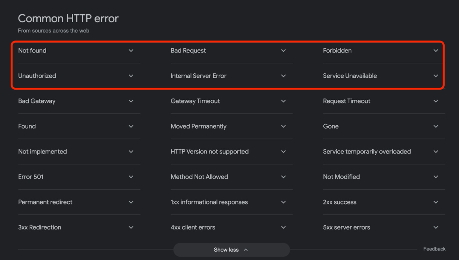 The Five Most Common HTTP Errors According to Google - Pingdom